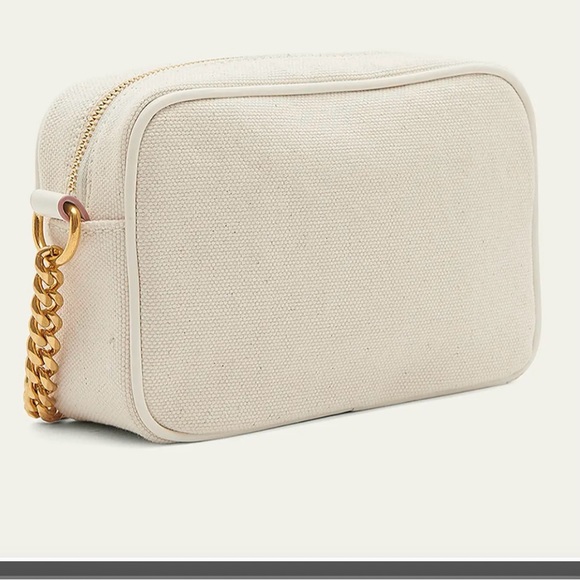 Balmain | Bags | Balmain B Army Pink White Canvas Camera Crossbody ...